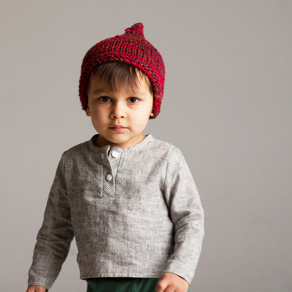 Organic Baby Henley Shirt, Made in USA. – Lucy & Leo Organic Baby